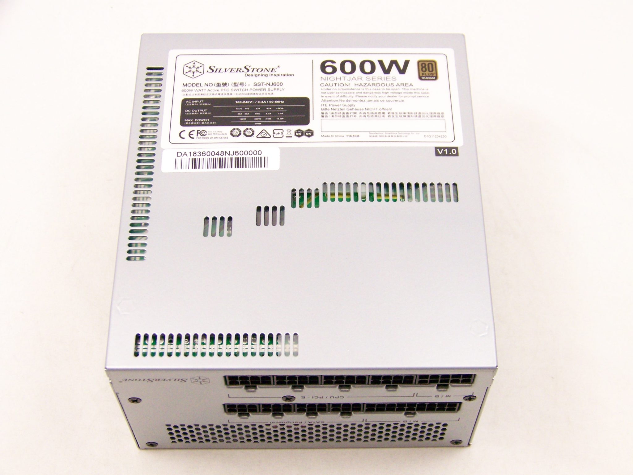 SilverStone NJ600 600W Fanless Power Supply Review - Page 3 of 7