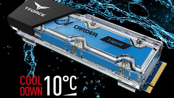 Worlds First Stock Watercooled M.2 PCIE SSD Drive!