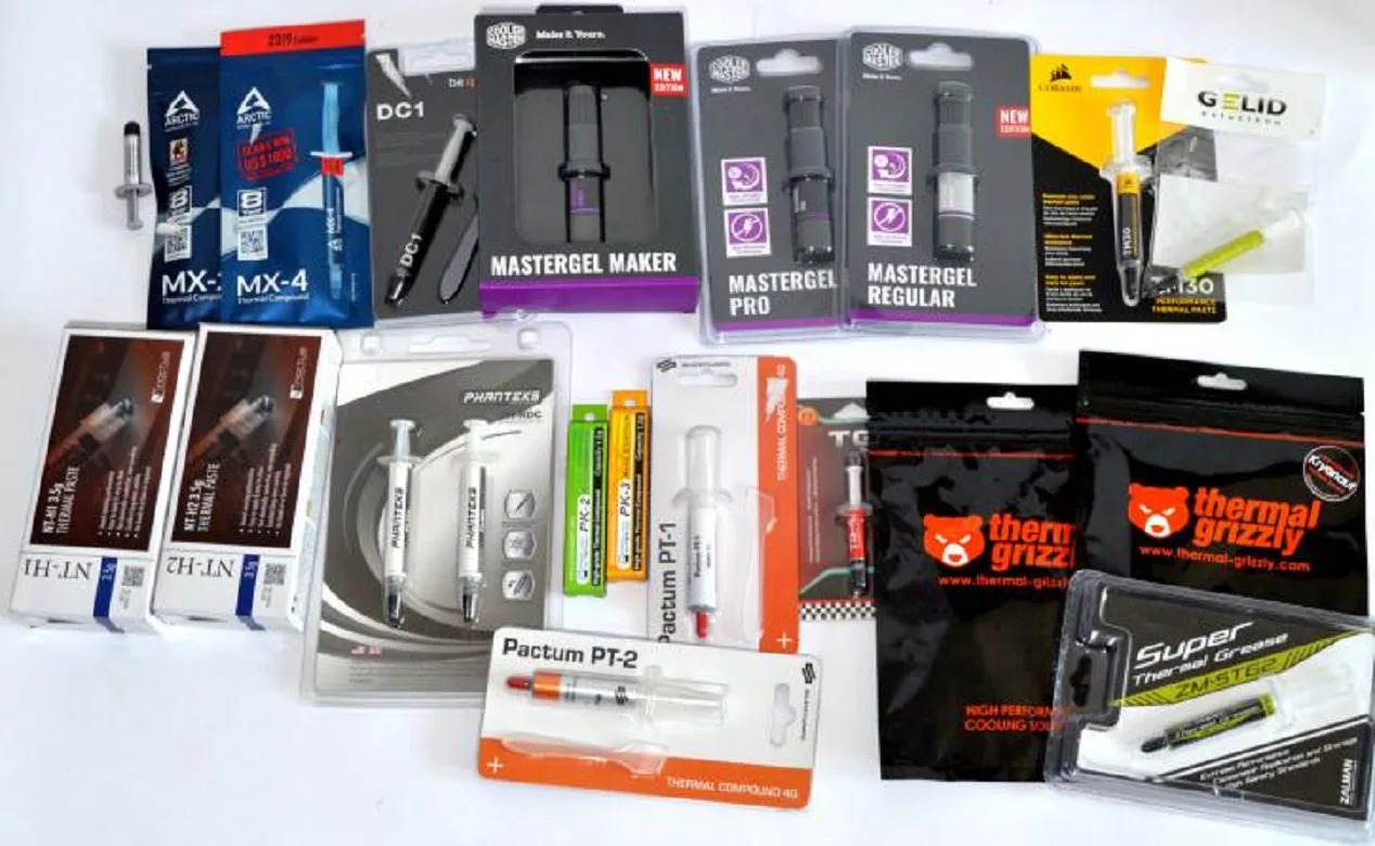 Multiple Thermal Paste Comparisons and Review