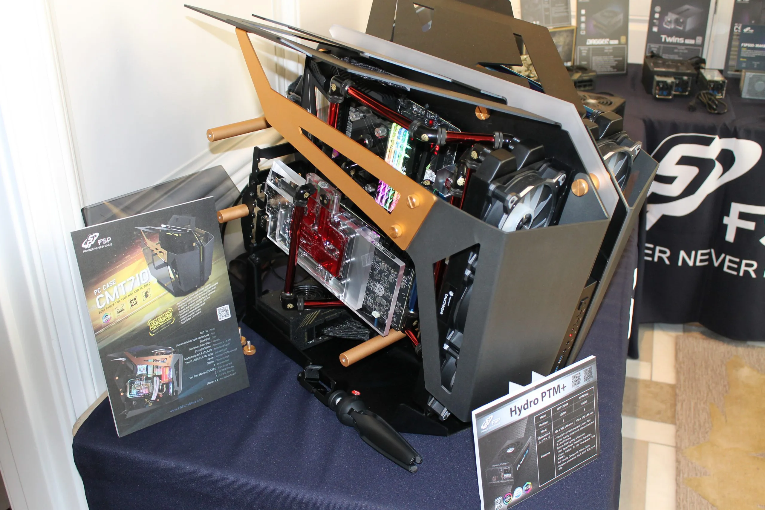 FSP Group Brings Its T-Wings (CMT710) Case and Power Supplies to CES 2020