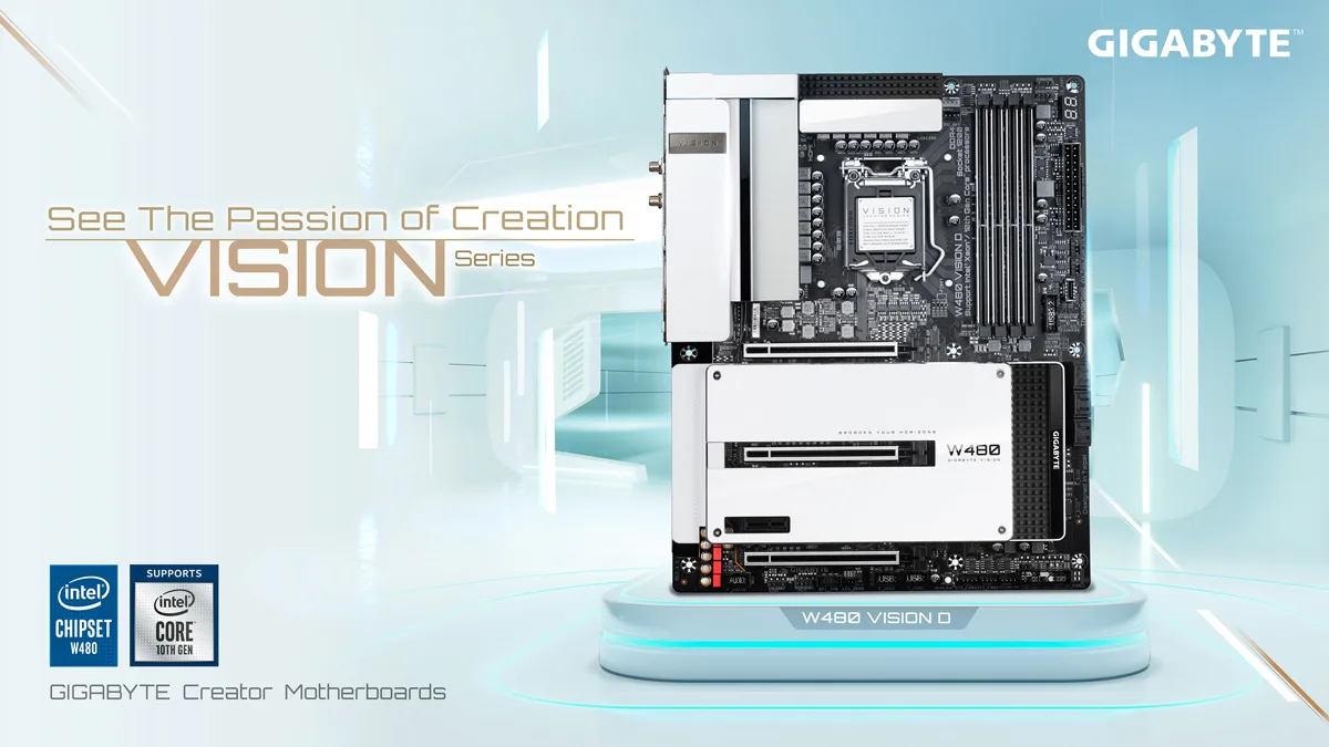 [PR] GIGABYTE Announces W480 VISION Series Motherboards for Intel Xeon ...