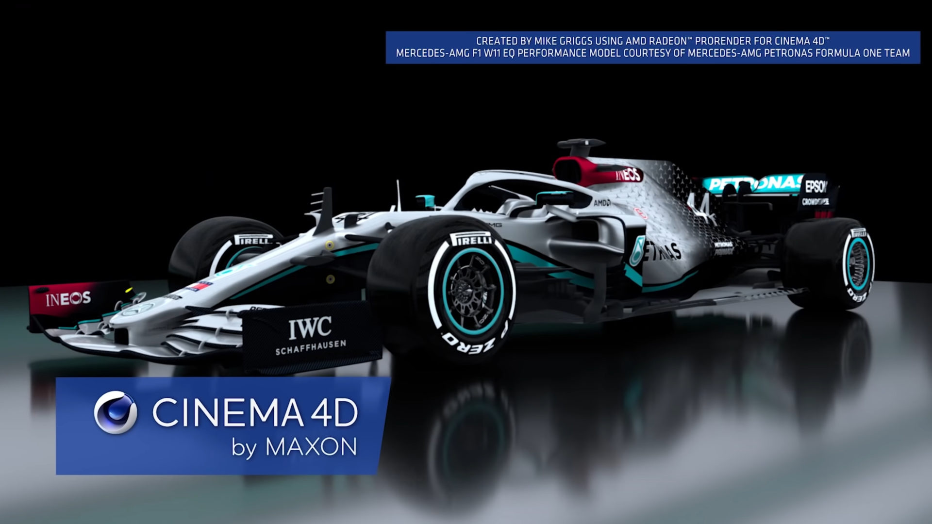 AMD Does ProRender of Mercedes W11