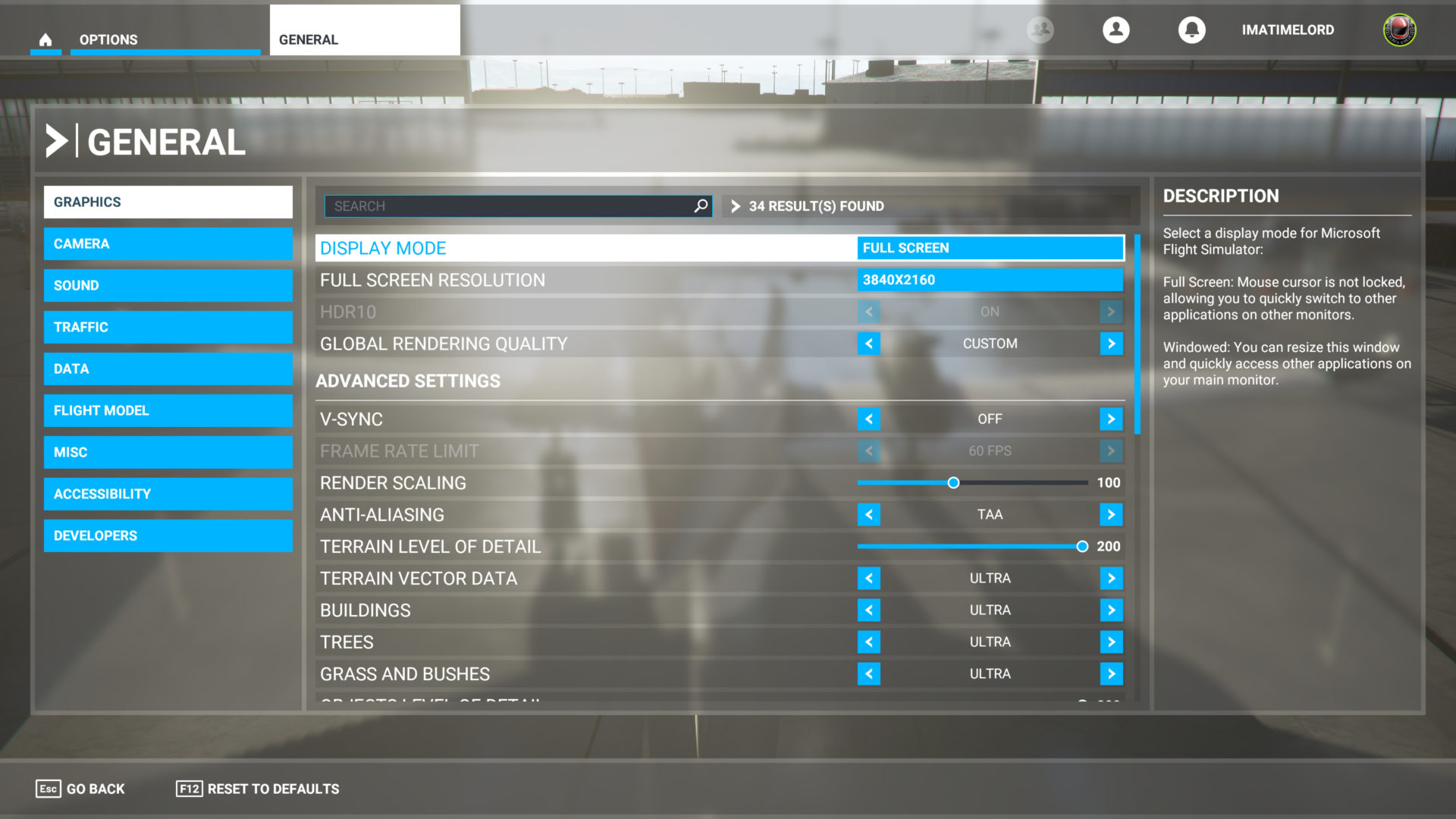 Microsoft Flight Simulator 2020 Performance at 4K