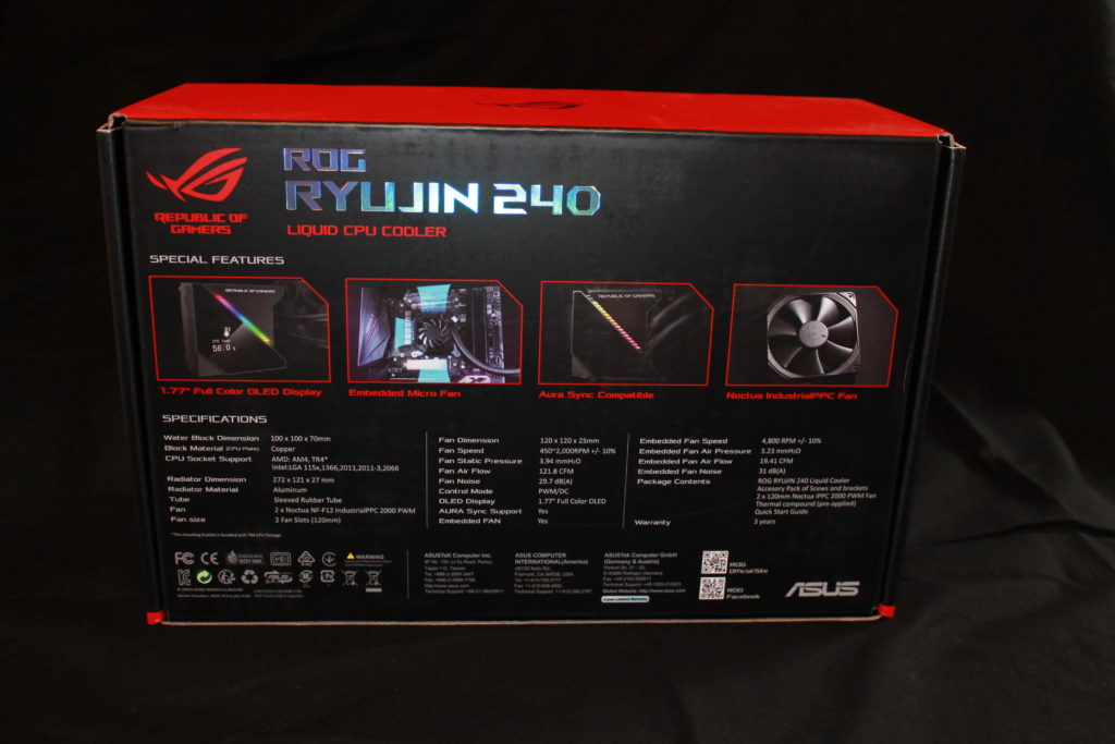 ASUS ROG Ryujin 240 AIO Cooler Review