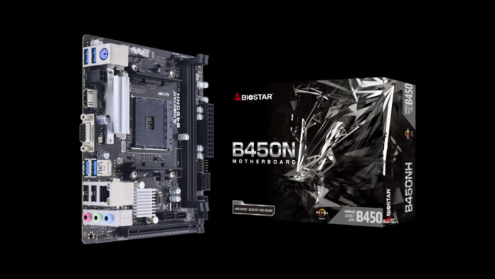 BIOSTAR Announces B450NH Mini-ITX Motherboard for AMD Ryzen Processors