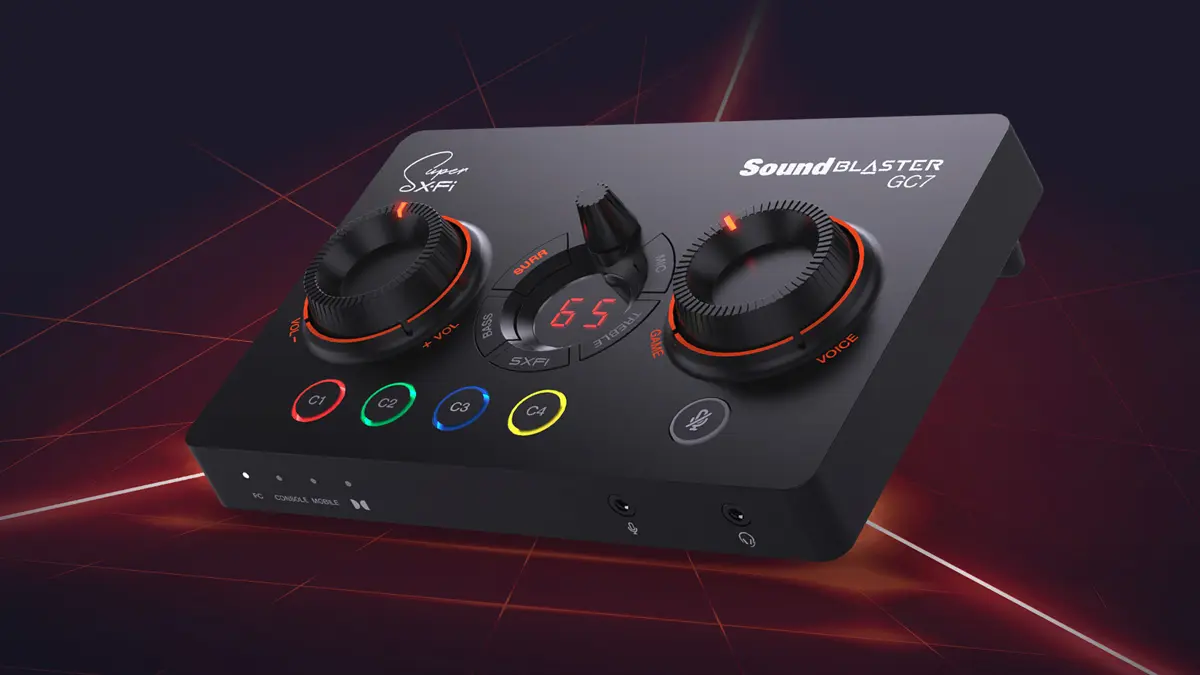 Creative Announces Sound Blaster GC7, a Game Streaming USB DAC and Amp