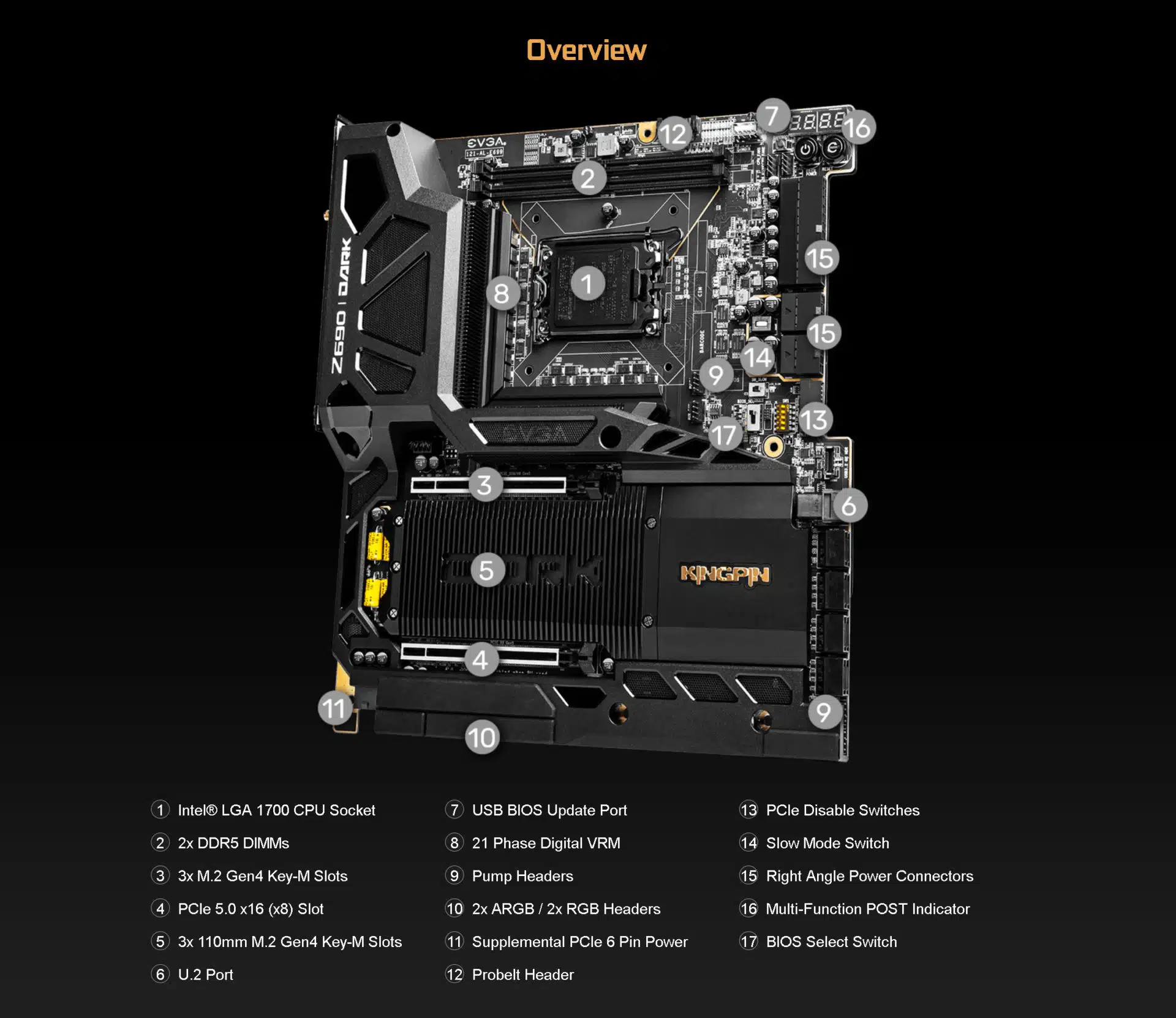 EVGA Introduces Z690 DARK K|NGP|N Motherboard ($829.99) for 12th Gen ...