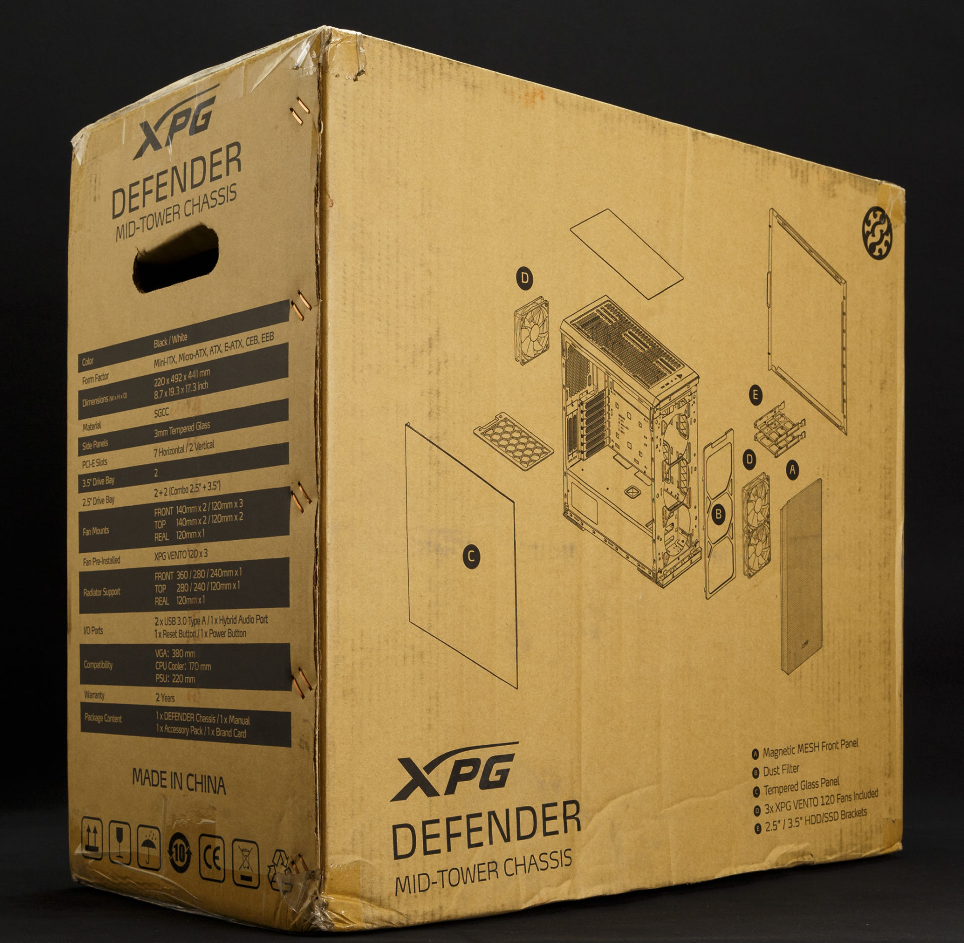ADATA XPG DEFENDER MID-TOWER CHASSIS Case Review - Page 3 of 6
