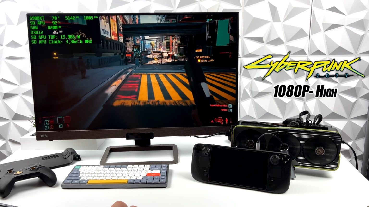 Steam Deck Tested with External Radeon RX 6900 XT GPU