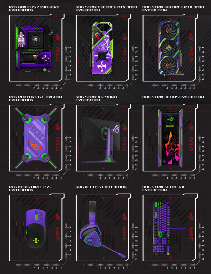 ASUS Unveils Full ROG x EVANGELION Product Range, including ...