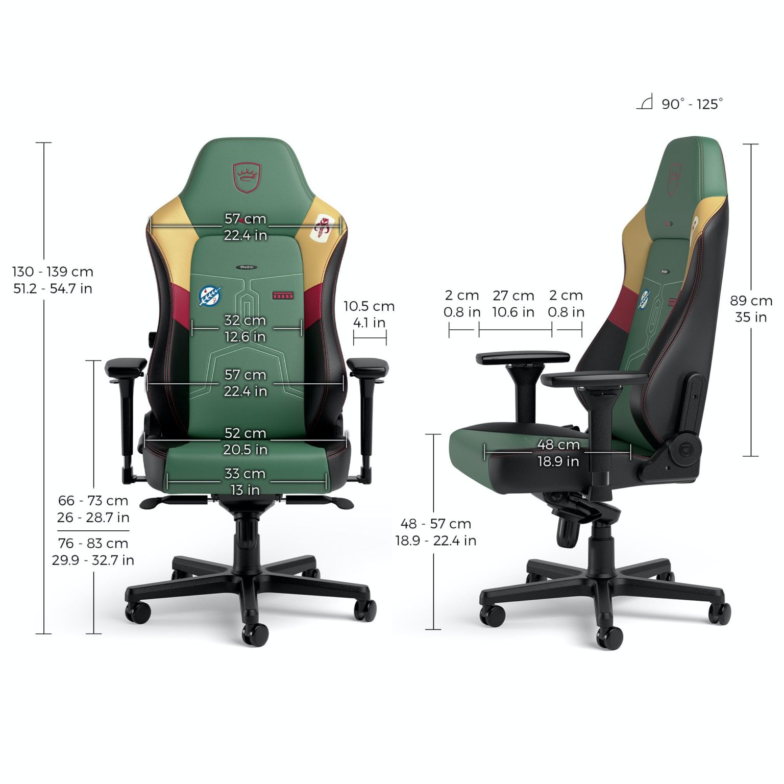 Noblechairs Announces Star Wars Hero Series Boba Fett Edition Gaming Chair