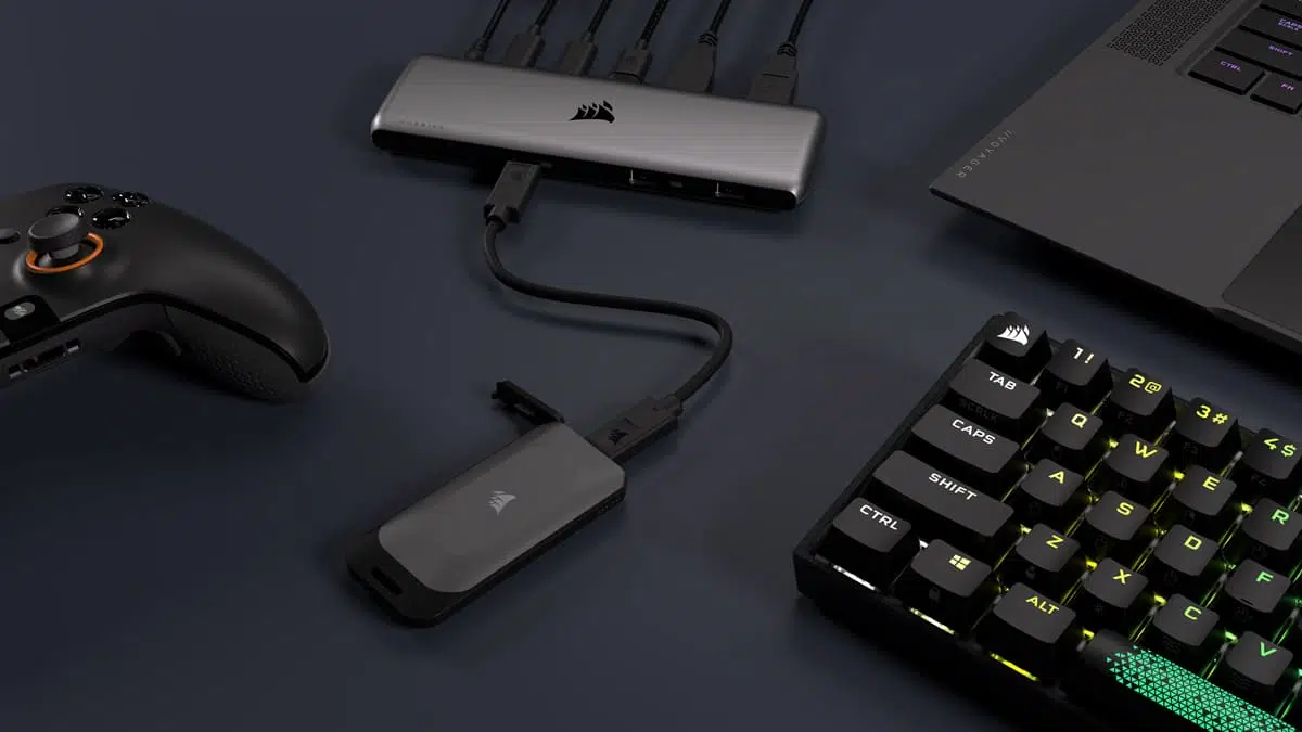 Corsair Launches EX100U Portable USB Type-C SSD