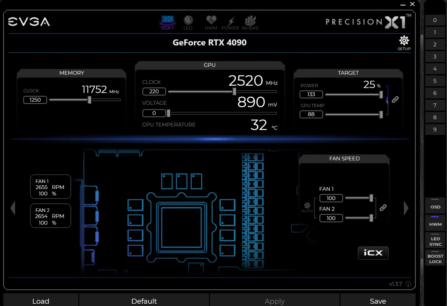NVIDIA GeForce RTX 4090 Founders Edition Overclocked