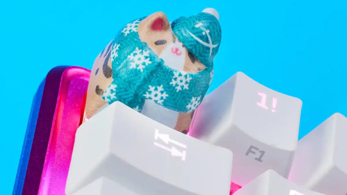 HyperX Announces Limited-Edition "Coco" the Cozy Cat Keycap