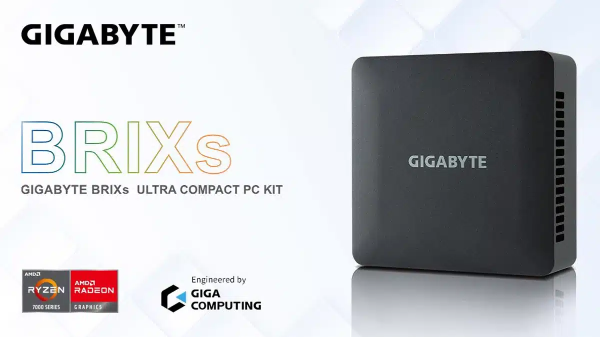 GIGABYTE Giga Computing Launches BRIXs Mini PCs with AMD Ryzen 7030U ...