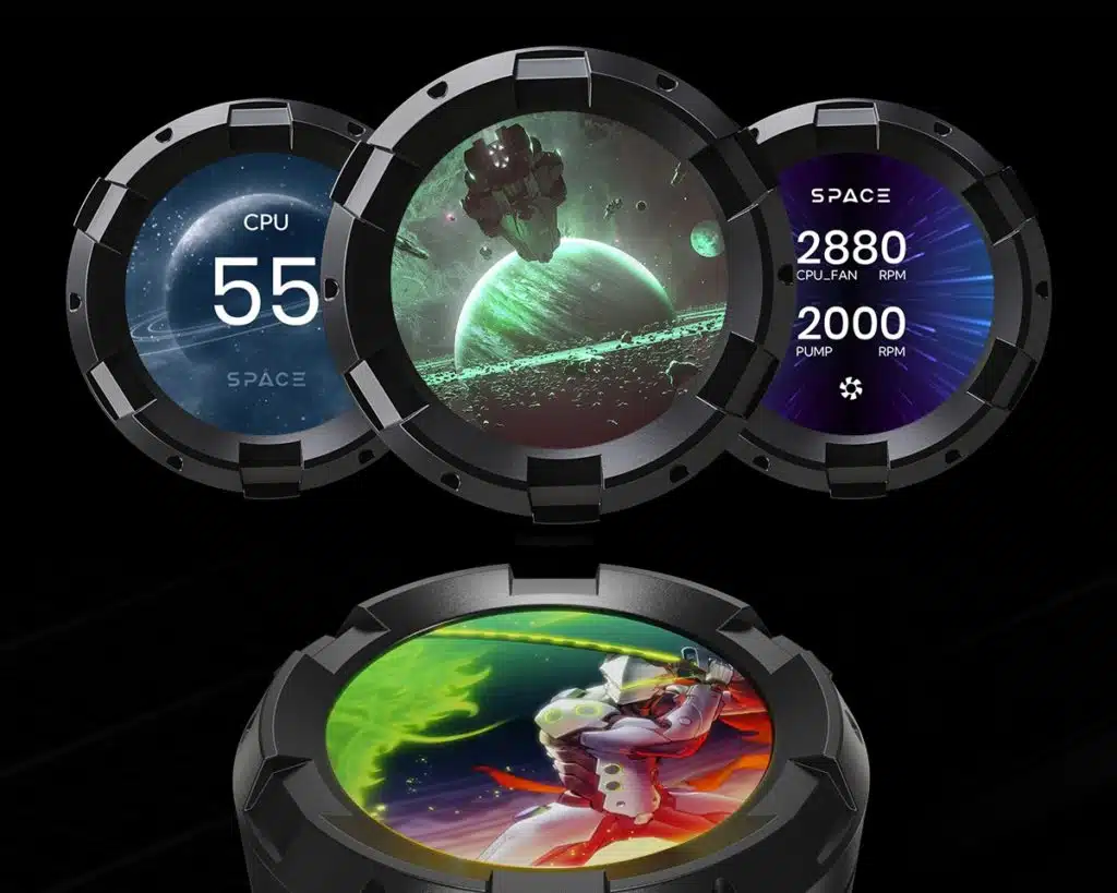 ID-COOLING Announces Space LCD AIO Liquid CPU Cooler Lineup Which ...