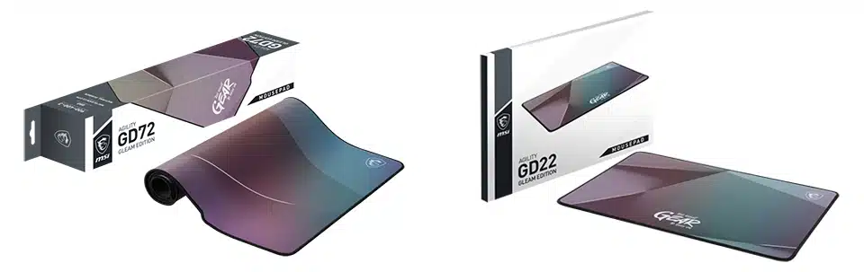 MSI Announces AGILITY GD72 and GD22 Gaming Mouse Pads with Unique Gleam ...