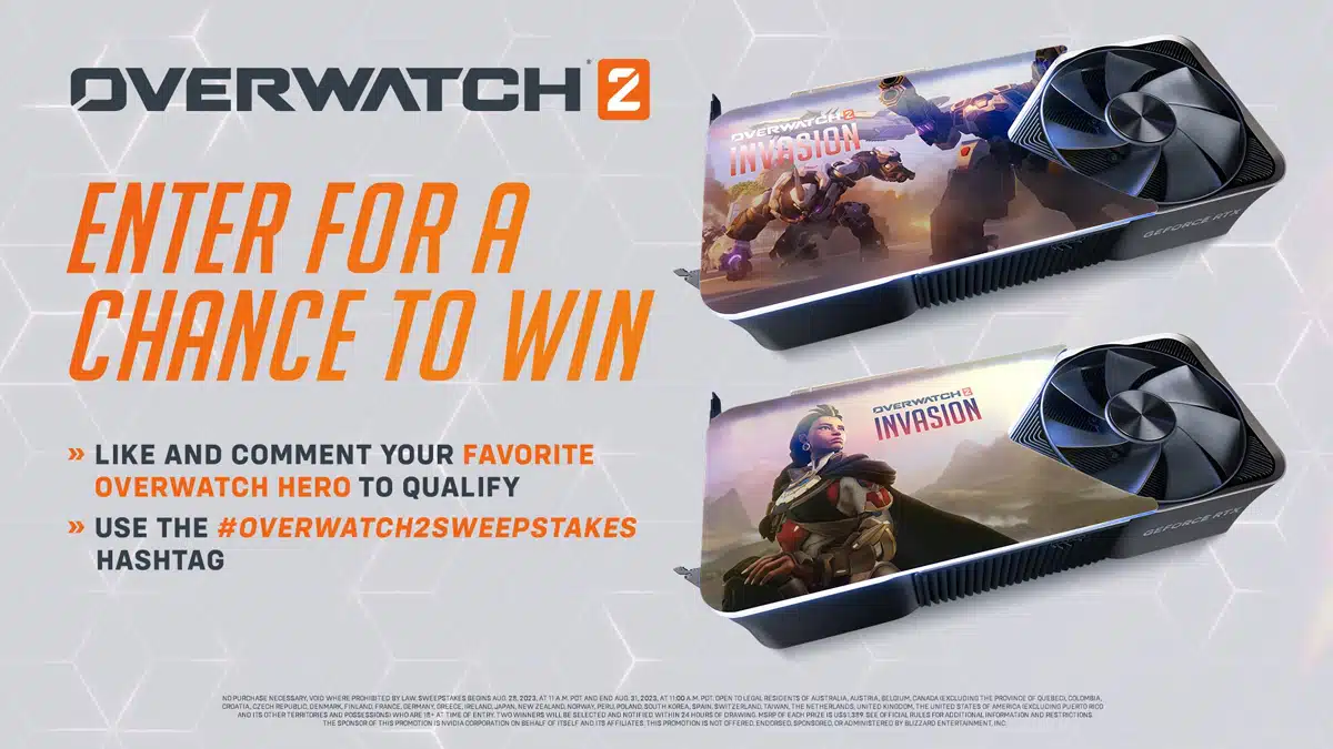 Win an NVIDIA GeForce RTX 4080 Founders Edition with Custom Overwatch 2 ...