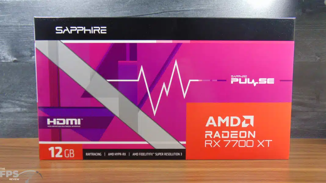 SAPPHIRE PULSE Radeon RX 7700 XT GAMING 12GB Video Card Review