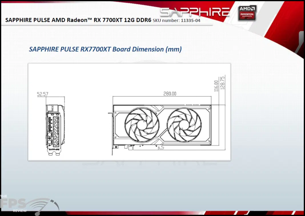 SAPPHIRE PULSE Radeon RX 7700 XT GAMING 12GB Video Card Review