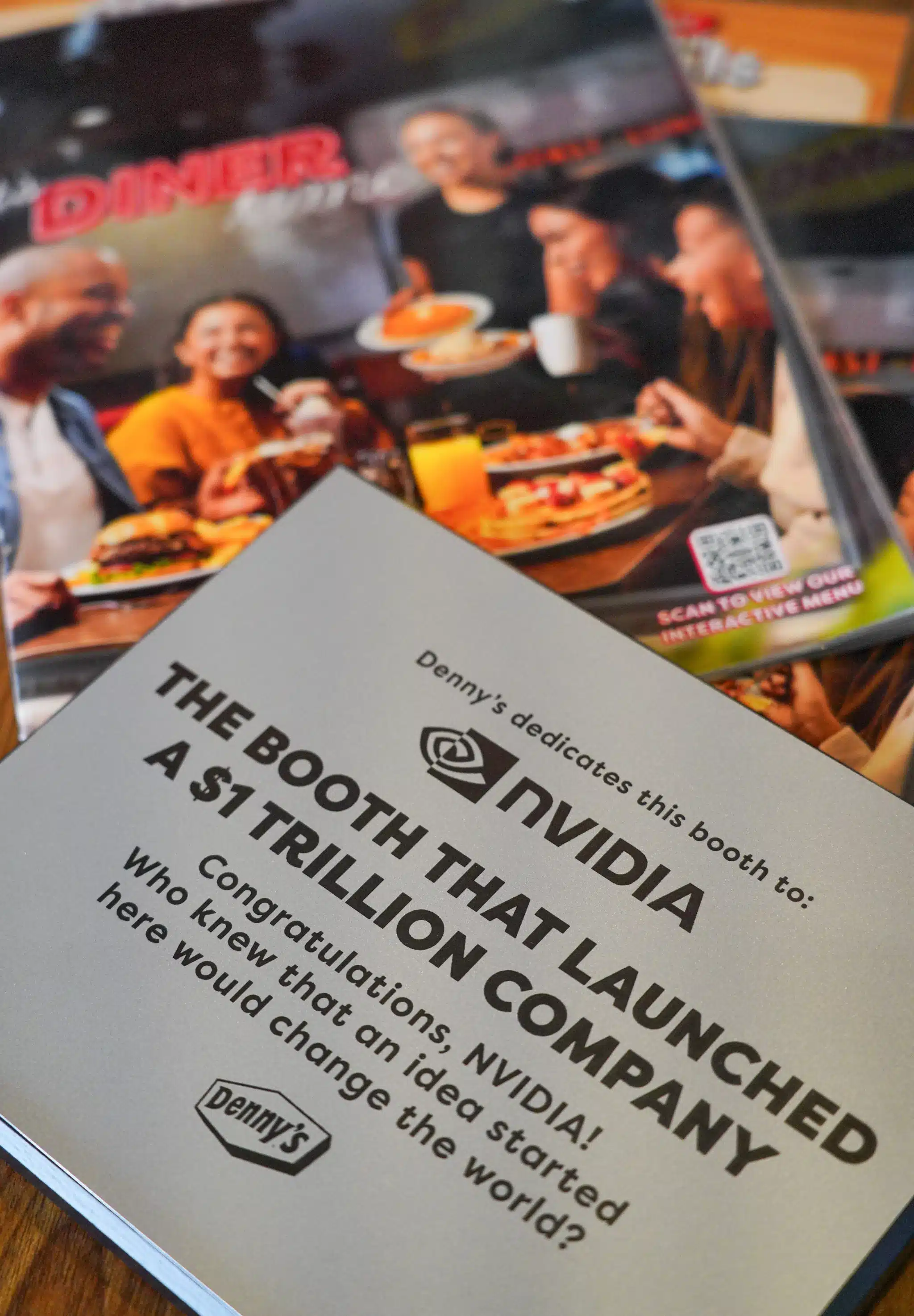 NVIDIA CEO Jensen Huang Returns to the Birthplace of the GPU: Denny's