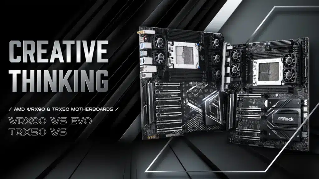 ASRock Launches AMD WRX90 WS EVO and TRX50 WS Motherboards for Ryzen Threadripper 7000 Series ...