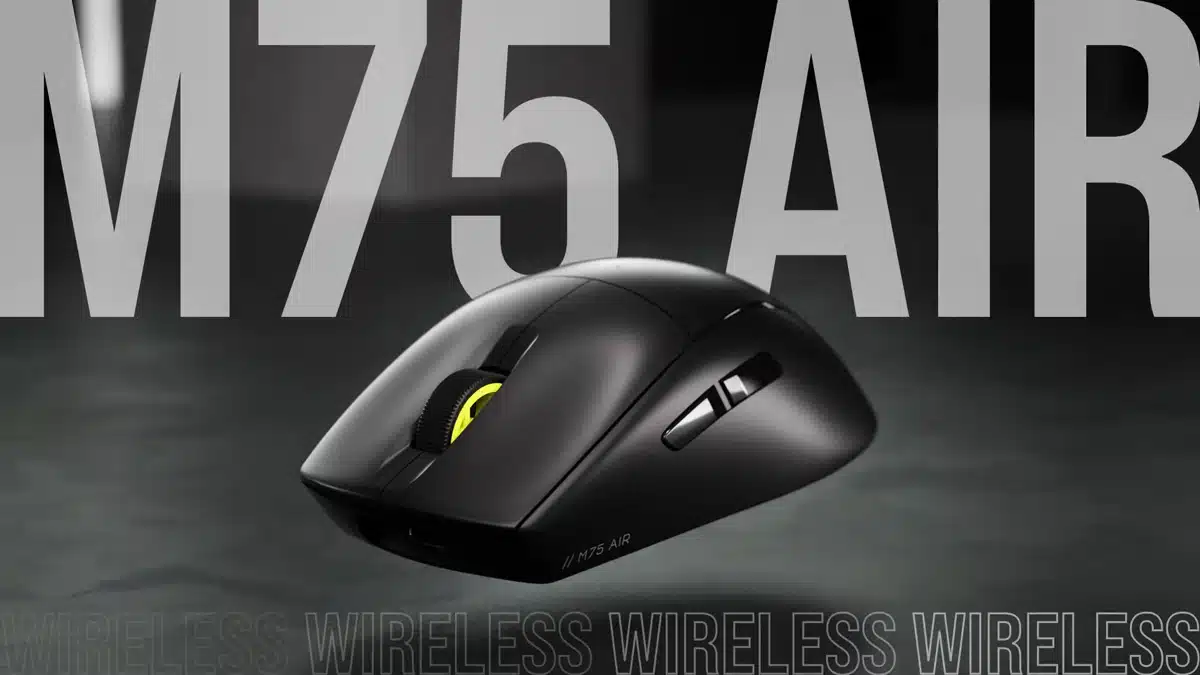 Corsair's M75 AIR WIRELESS Gaming Mouse Weighs Only 60 Grams