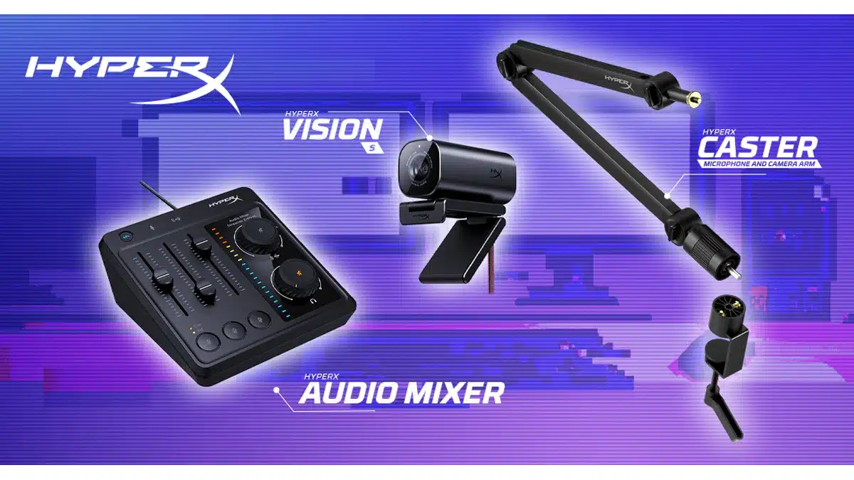 HyperX Announces Its First Webcam, Audio Mixer, and Industry's First ...