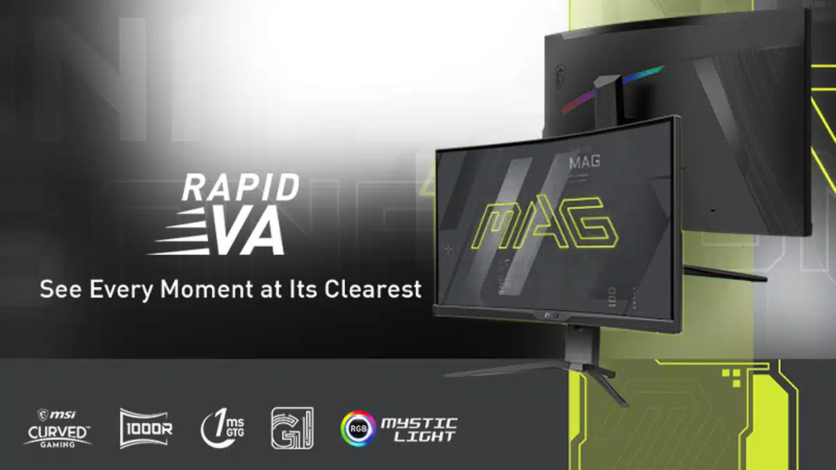 MSI Launches Four New MAG Gaming Monitors with Rapid VA Technology