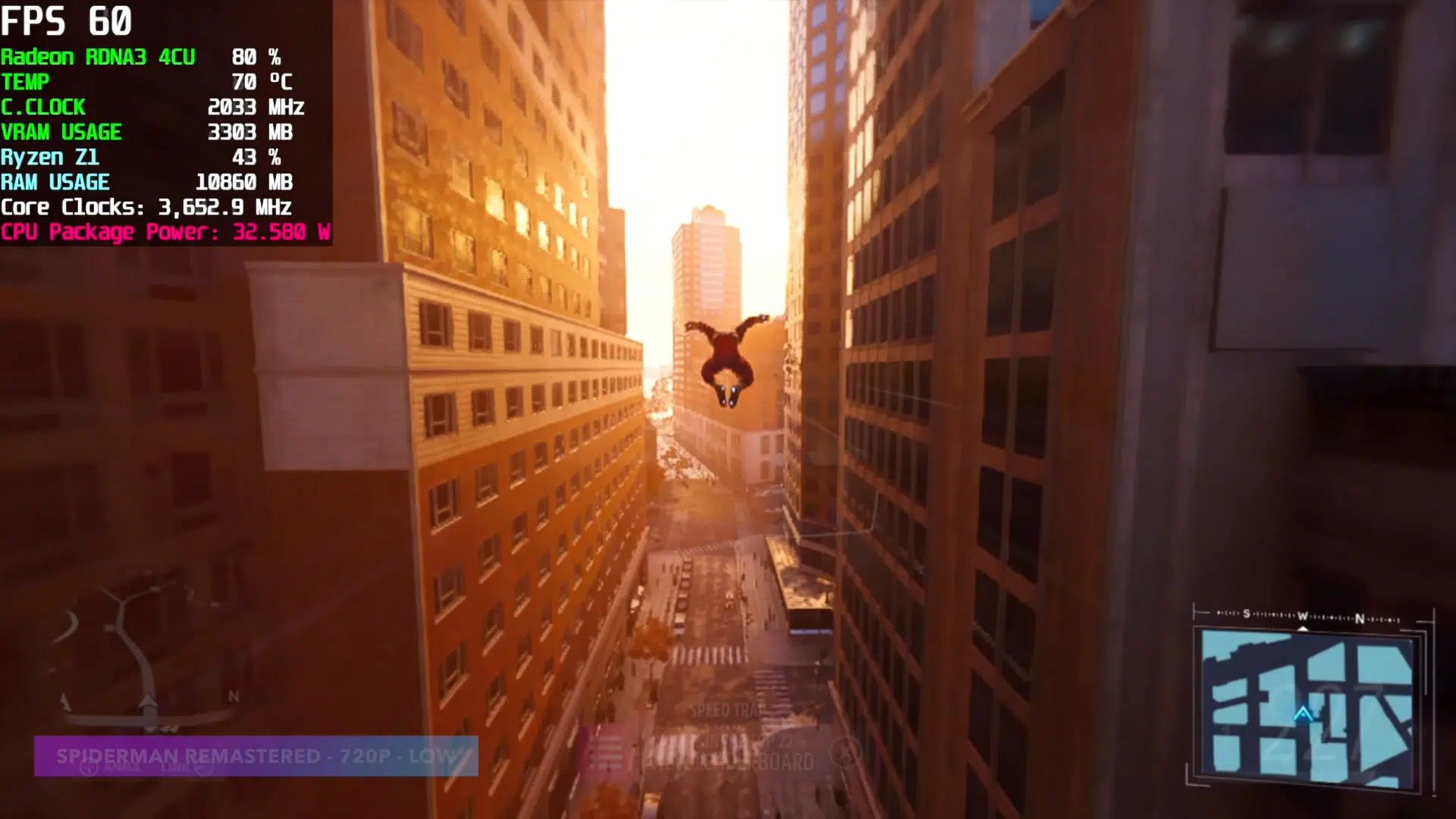 AMD Ryzen Z1 Mini Gaming PC Tested with Marvel's Spider-Man, Street ...