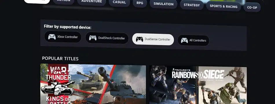 Steam Updates Its Store Page to Show Which Games Support PlayStation ...
