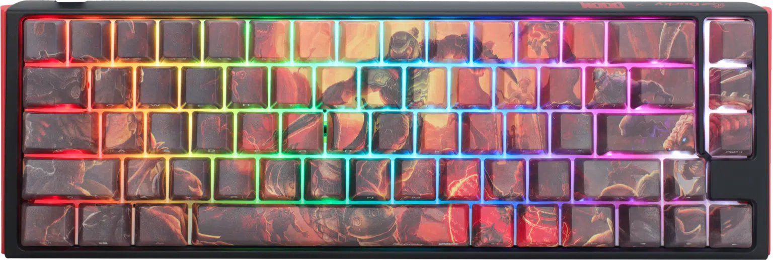 Ducky x DOOM Edition One 3 SF Mechanical Keyboard with RGB Lighting ...