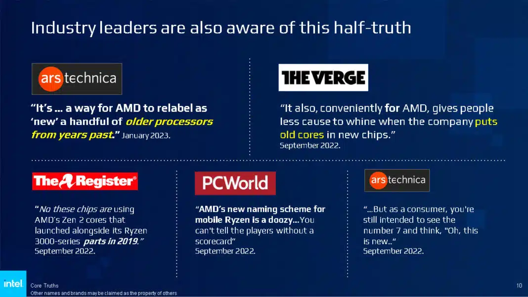 Intel Accuses AMD of Selling Half-Truths to Unsuspecting Ryzen ...