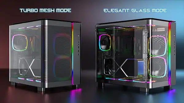 MONTECH Unveils KING 95 and KING 95 PRO Mid-Tower Curved PC Cases with ...