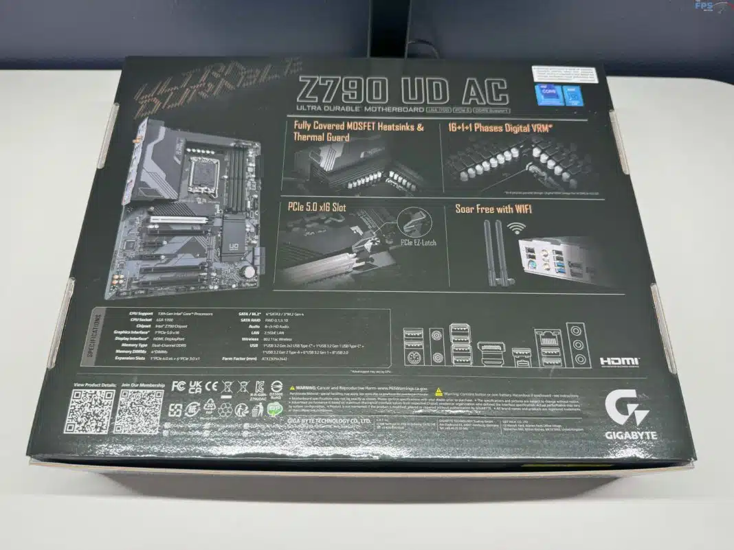 GIGABYTE Z790 UD AC Motherboard Review