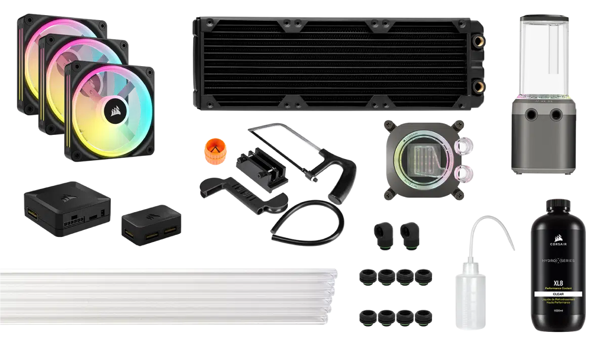 Corsair Launches Hydro X Series iCUE LINK XH405i RGB Custom Cooling Kit ...