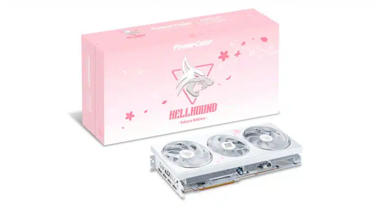 PowerColor Unveils Hellhound RX 7800 XT Sakura Edition with White ...