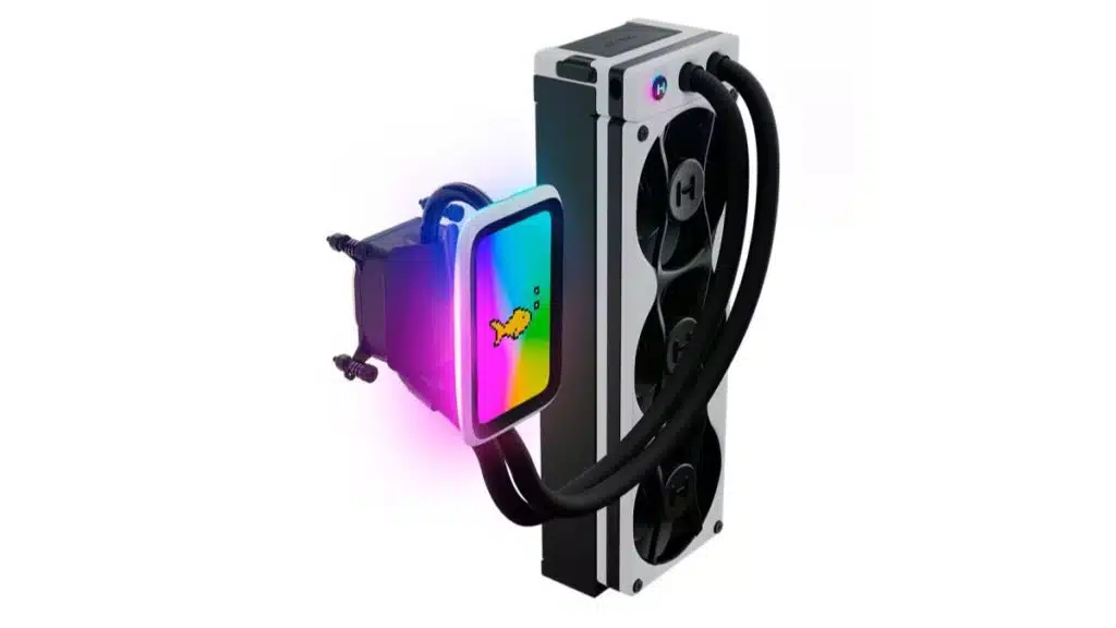 Hyte THICC Q80 Trio Is a 360 AIO with a Huge 52 mm Thick Radiator Featuring Dual Harmonic Pumps