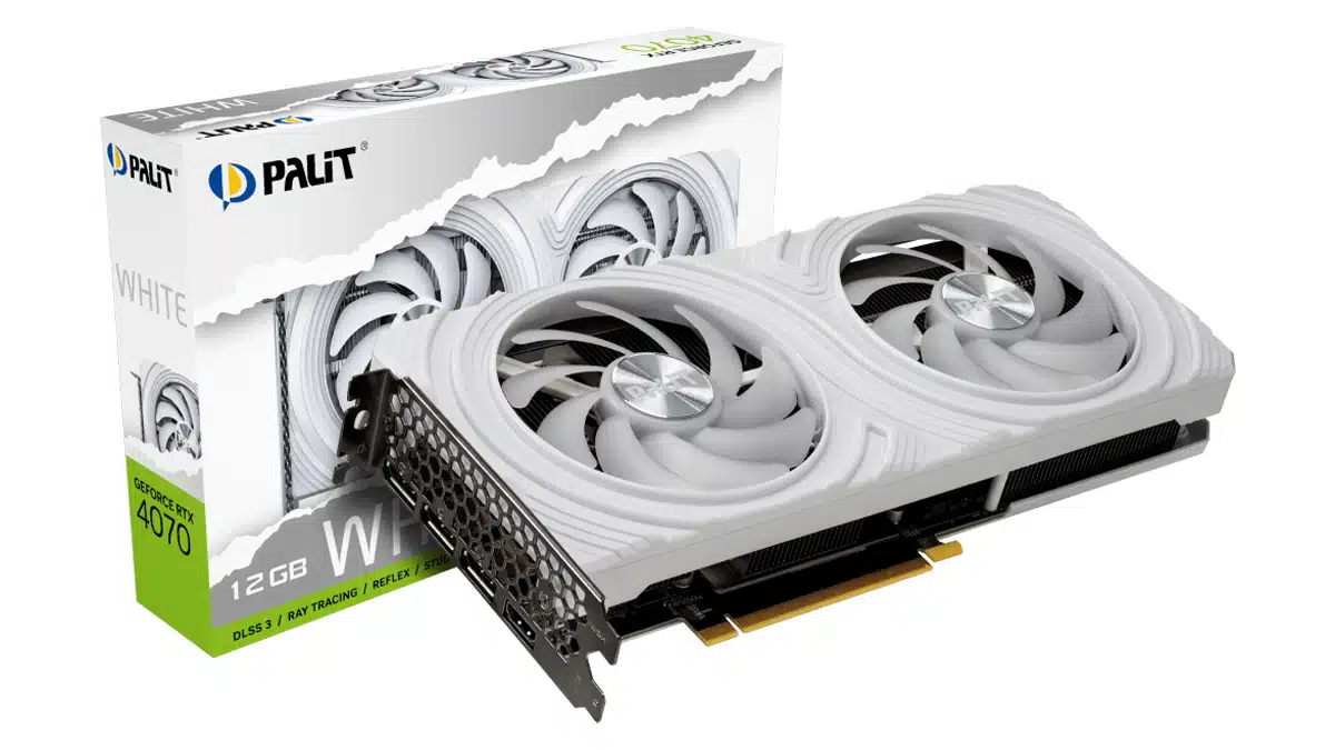 Palit Launches GeForce RTX 4070 and RTX 4060 Ti White Series Graphics Cards