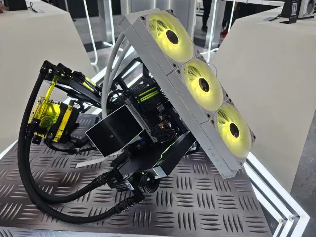 TRYX Makes a Debut Splash with a Curved Screen AIO CPU Cooler