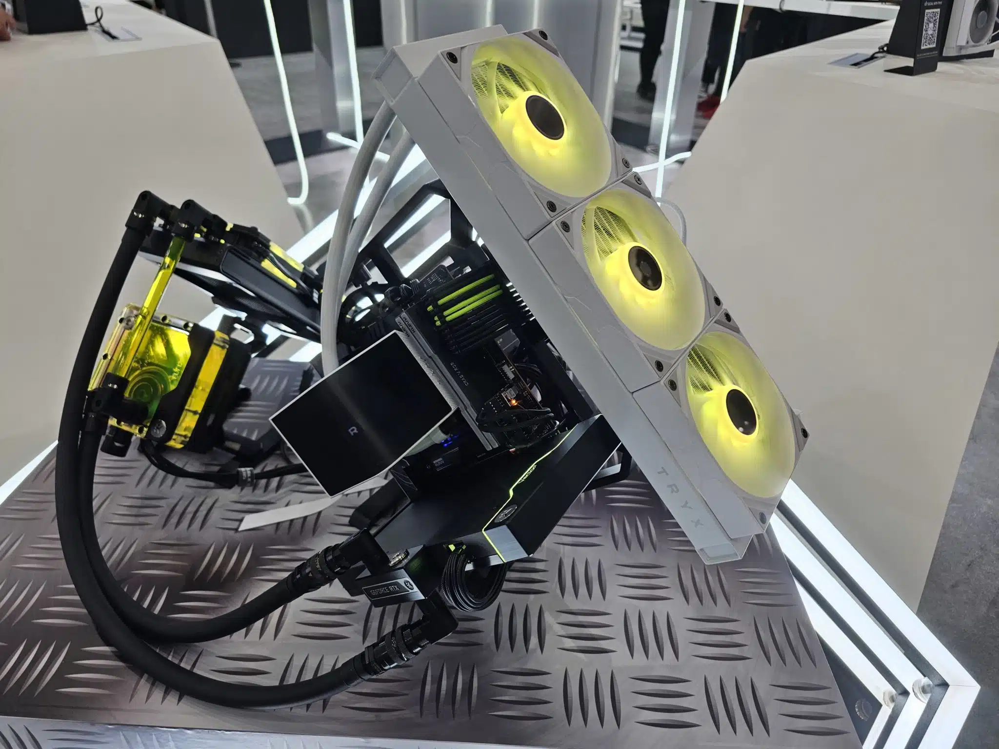 TRYX Makes a Debut Splash with a Curved Screen AIO CPU Cooler