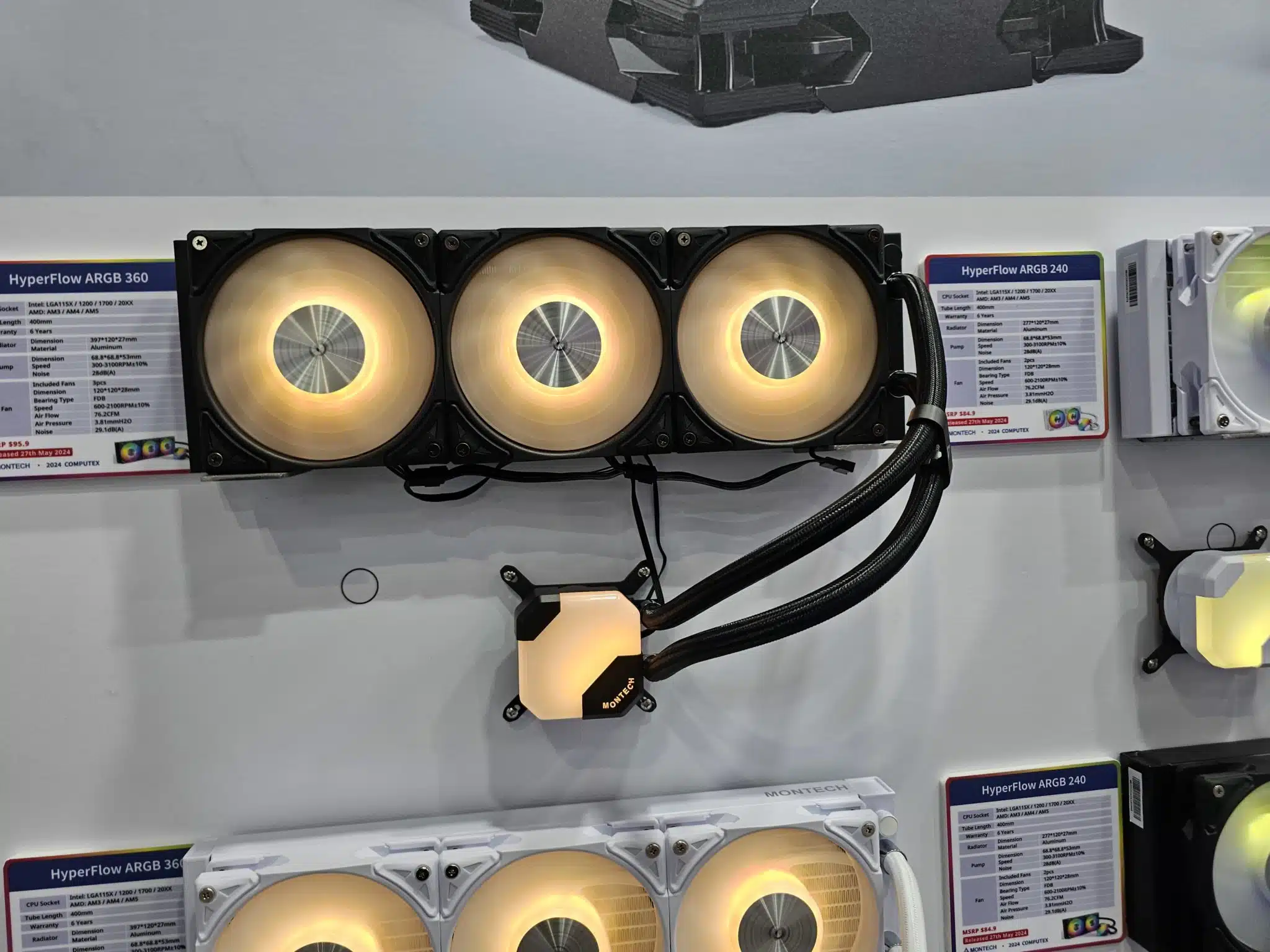 Montech Cools Off Its Booth at Computex 2024 with New AIOs