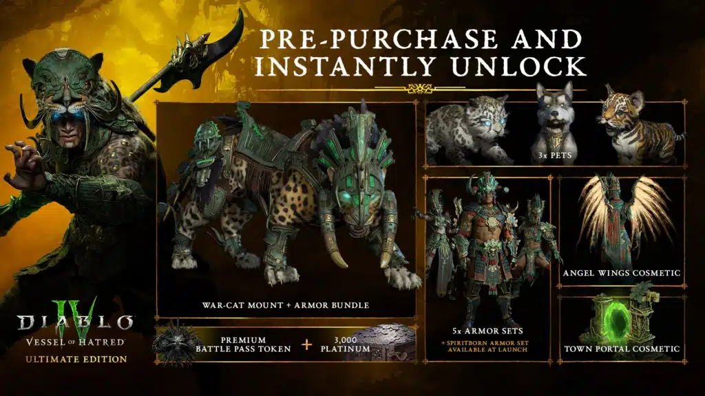 Diablo IV: Vessel of Hatred Reveals Pricing, Pets, New Spiritborn Class, and More Ahead of ...