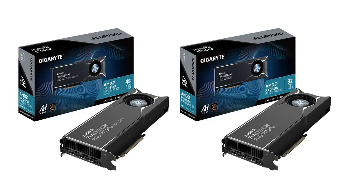 GIGABYTE Launches AMD Radeon PRO W7000 Series Graphics Cards with up to ...
