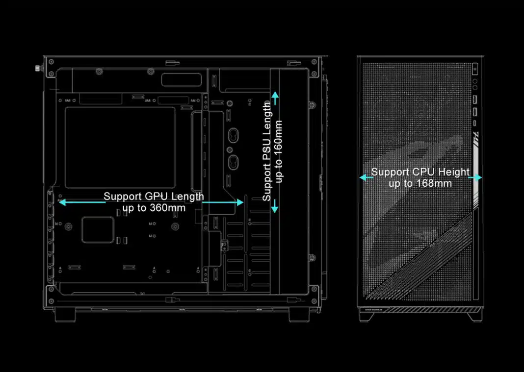 GIGABYTE Launches AORUS C400 GLASS Gaming Case with Optimized Vertical ...