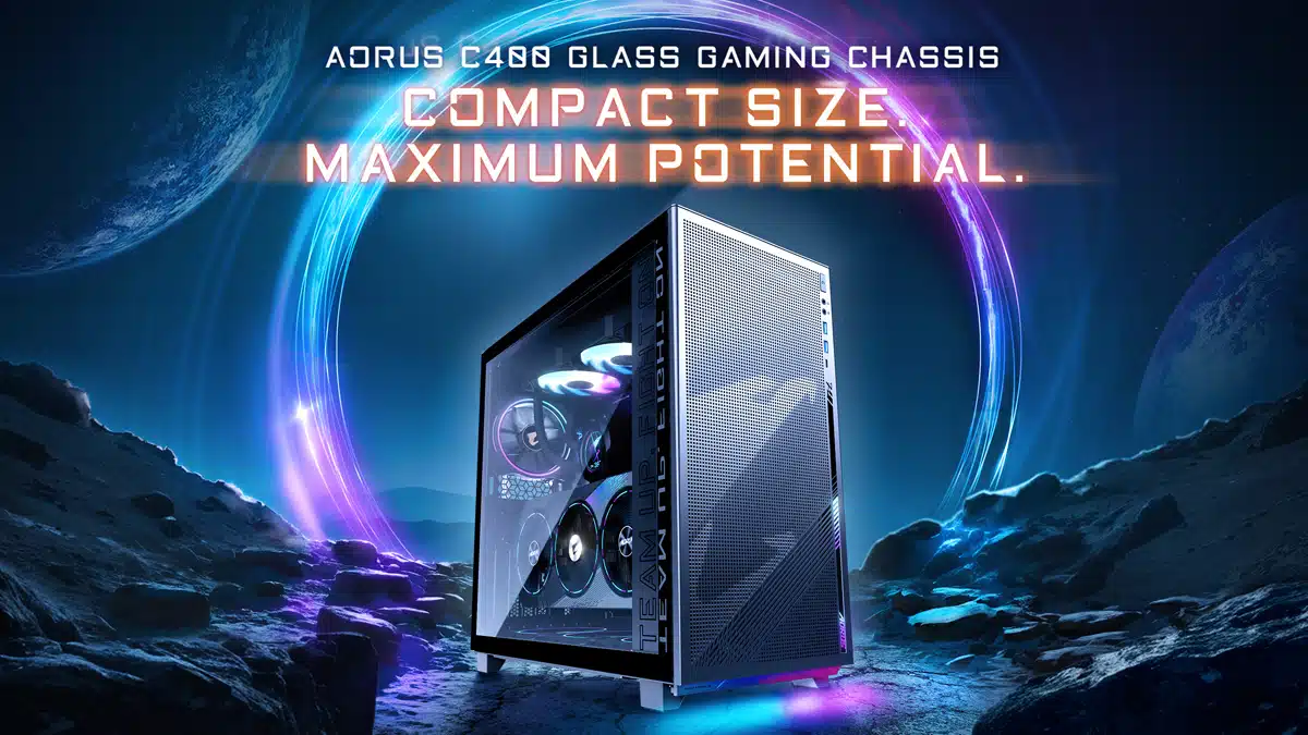 GIGABYTE Launches AORUS C400 GLASS Gaming Case with Optimized Vertical ...