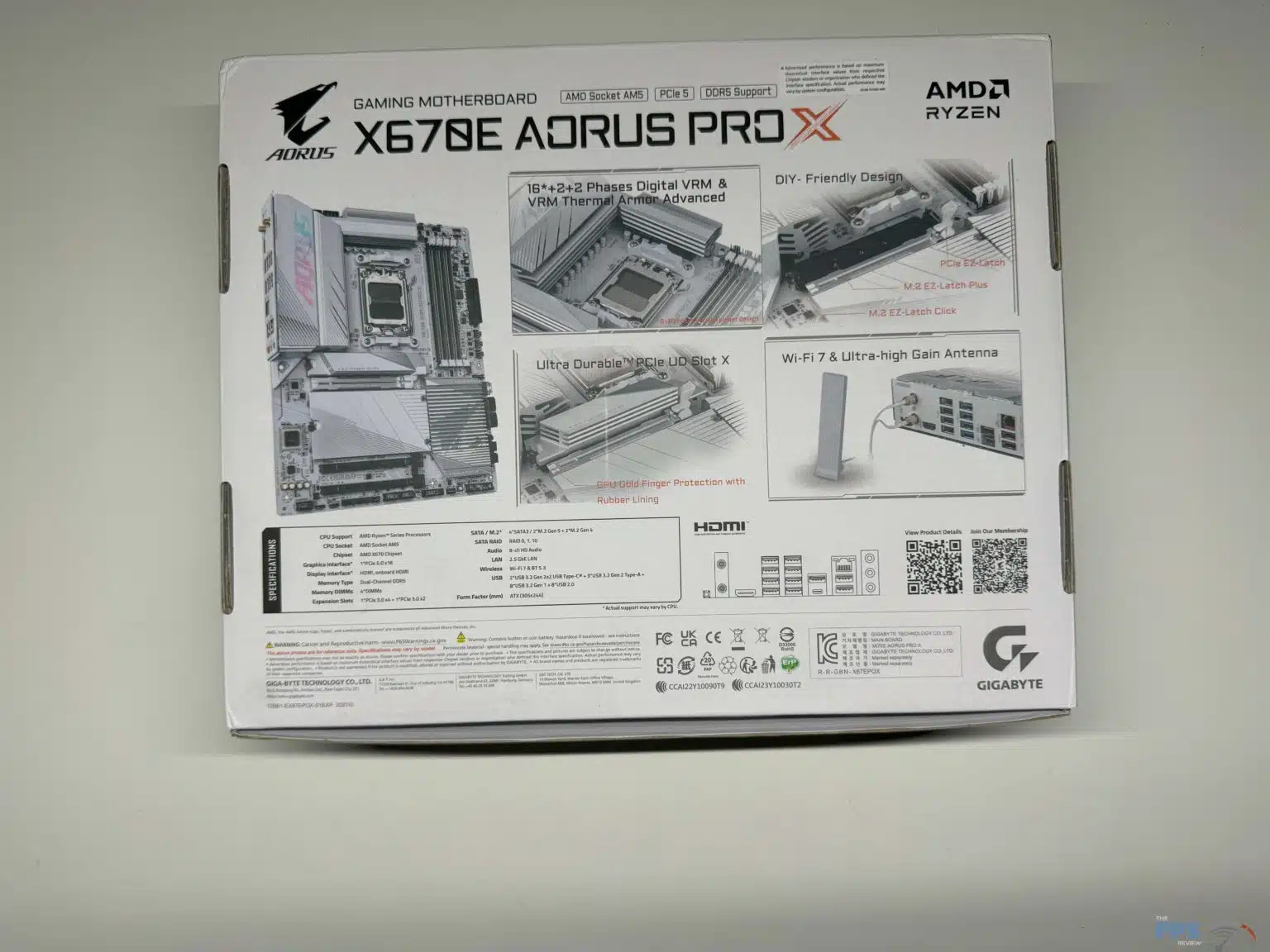 GIGABYTE X670E AORUS PRO X Motherboard Review