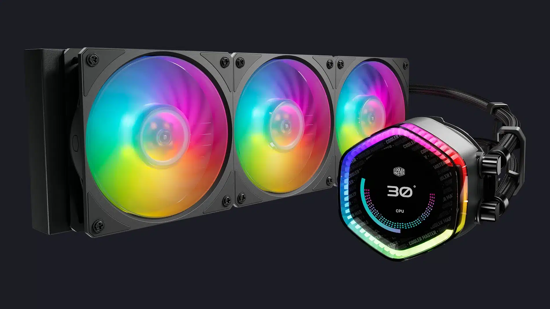 Cooler Master Unveils Its First Liquid Cooler with LCD Interface