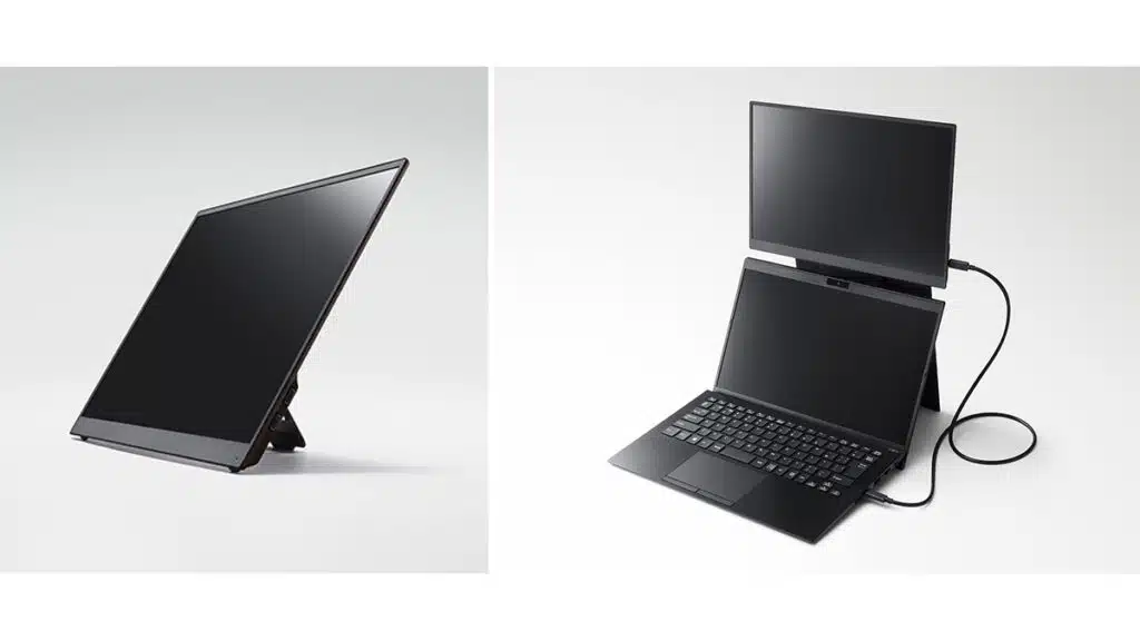 VAIO Launches World's Lightest Portable Monitor with Kickstand, Carbon ...