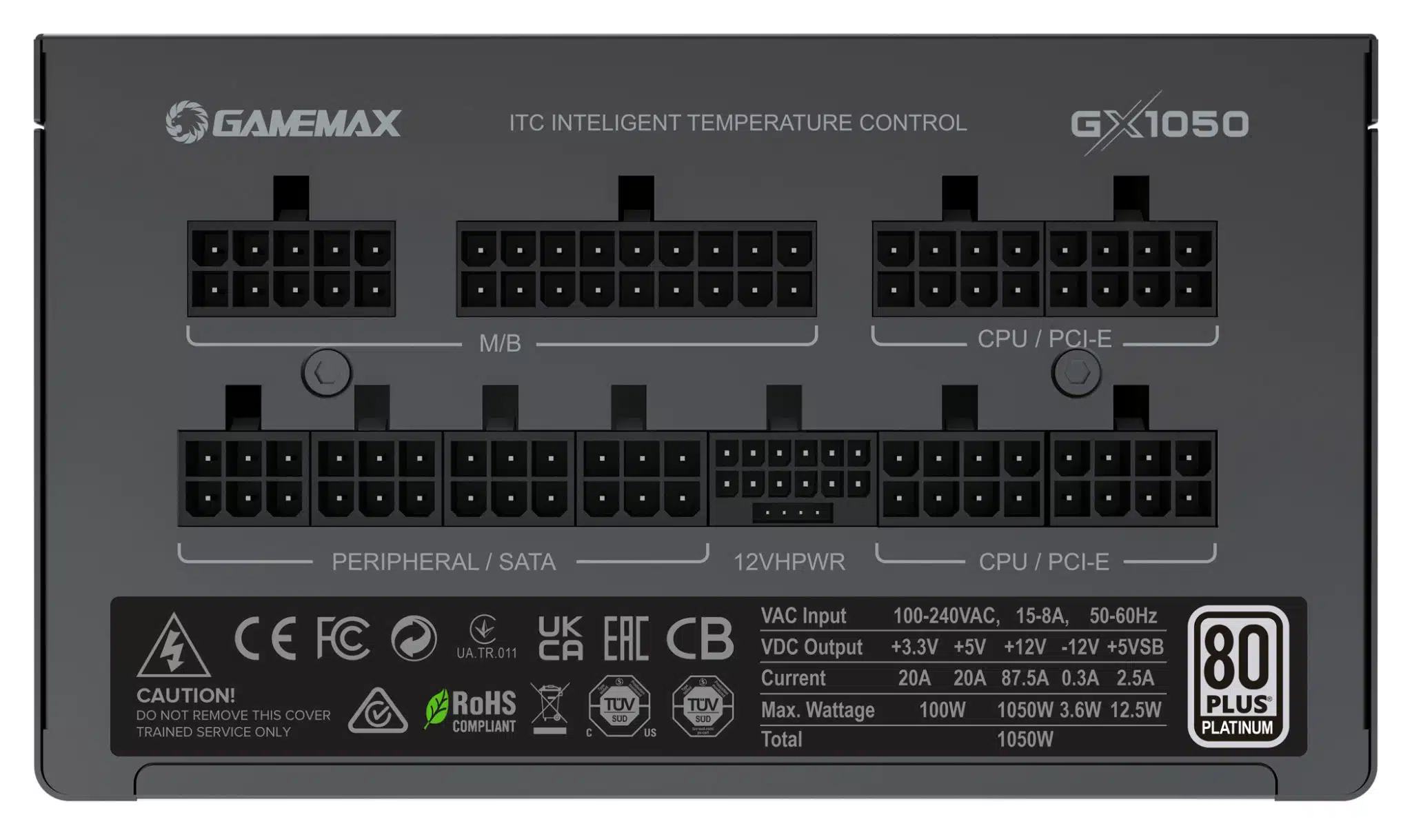 GameMax Launches GX-1050 PRO BK/WH ATX 3.1 PCIe 5.1 Power Supplies with ...